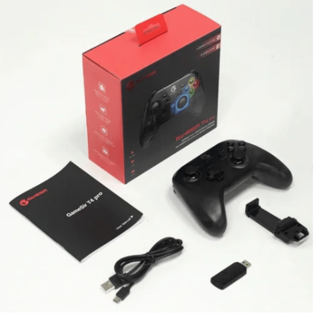 Controle GameSir T4 Pro Sem Fio Bluetooth WiFi Preto - JC Shop